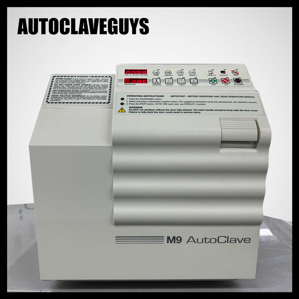 Midmark M9 Autoclave With 6 Month Parts And Labor Warranty – AUTOCLAVEGUYS