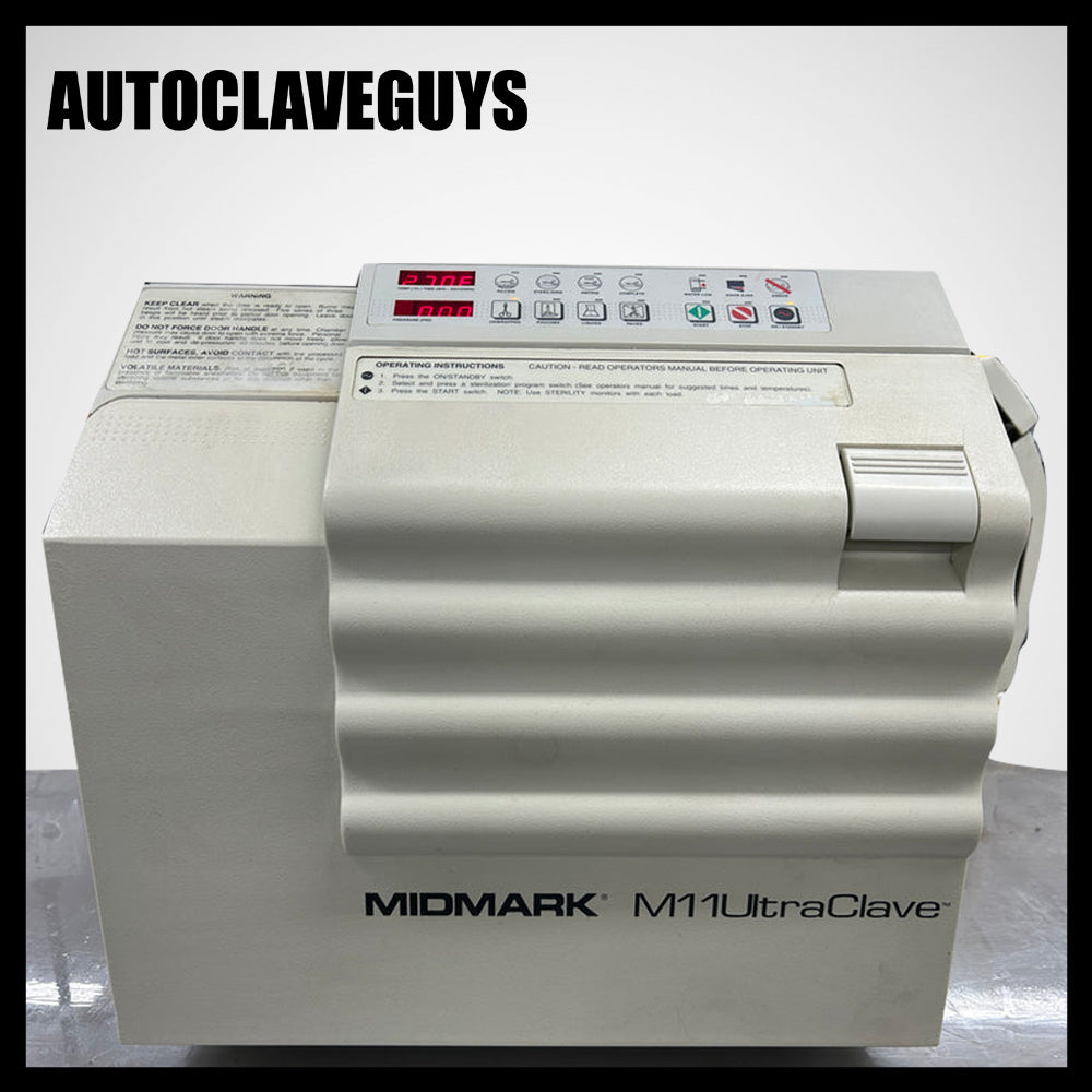 Midmark M11 Autoclave with Full 6 Month Warranty – AUTOCLAVEGUYS