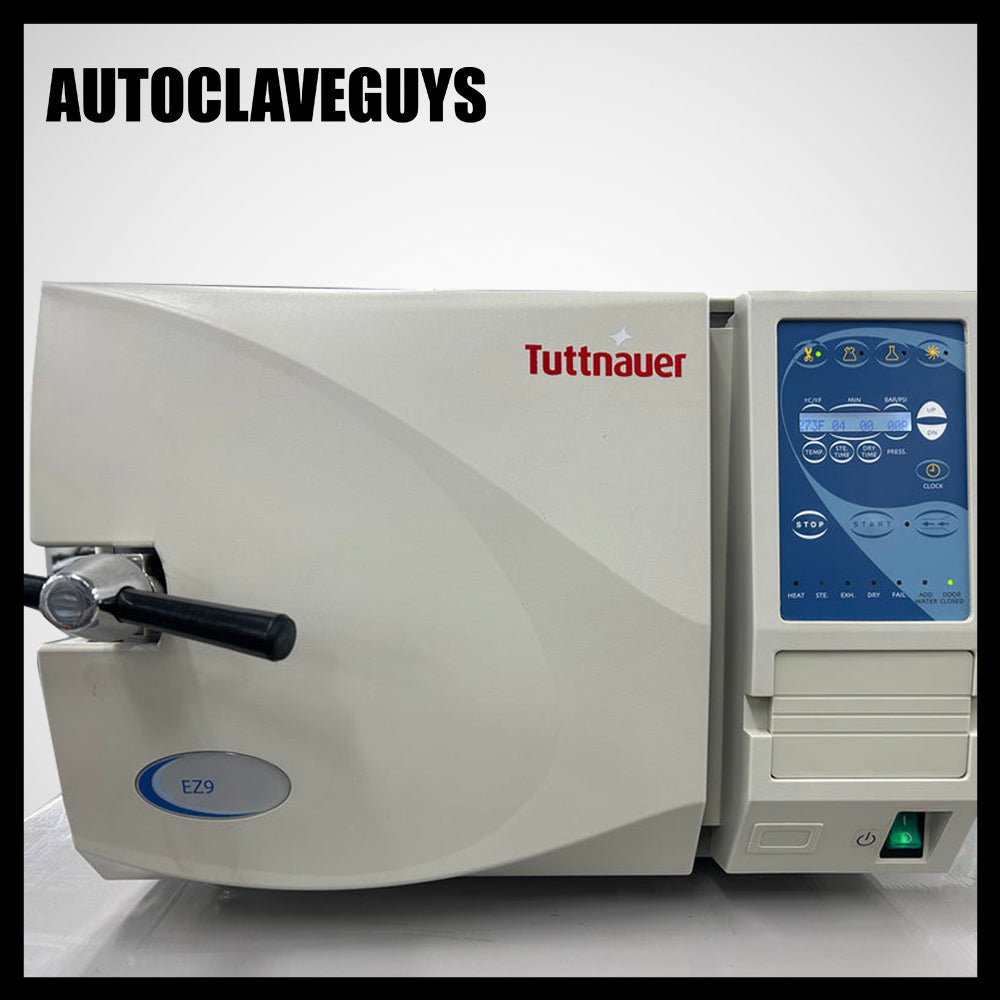 Tuttnauer EZ9 Autoclave with Full 6 Month Warranty – AUTOCLAVEGUYS